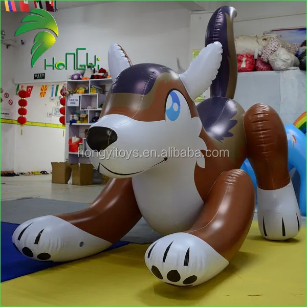 Pvc Inflatable Timber Wolf Animal Toy,Inflatable Husky Cartoon For Sale ...