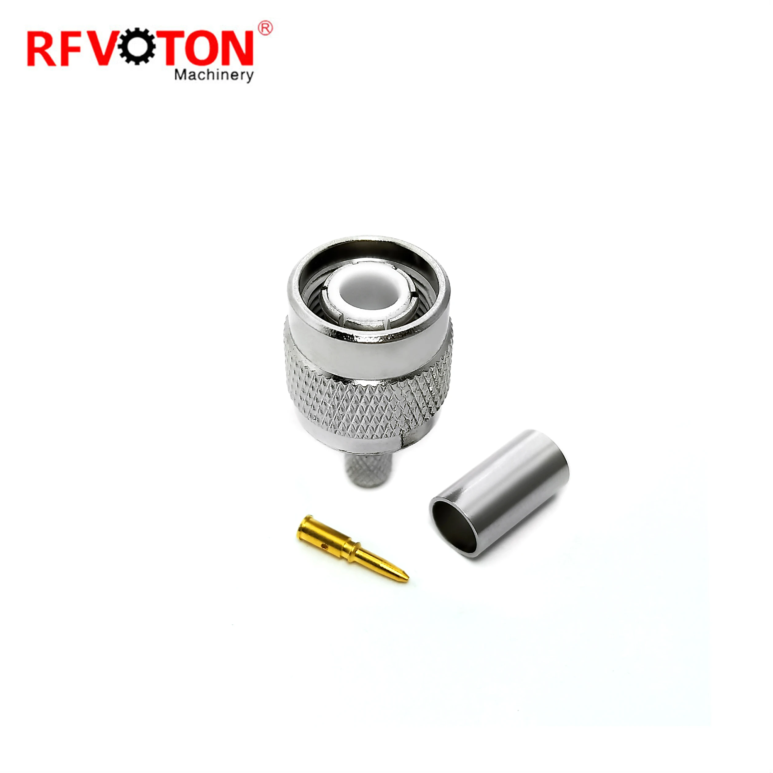 Rg223 Rf Coaxial Cable Connector Tnc Male Straight - Buy Male Tnc Rg223 ...