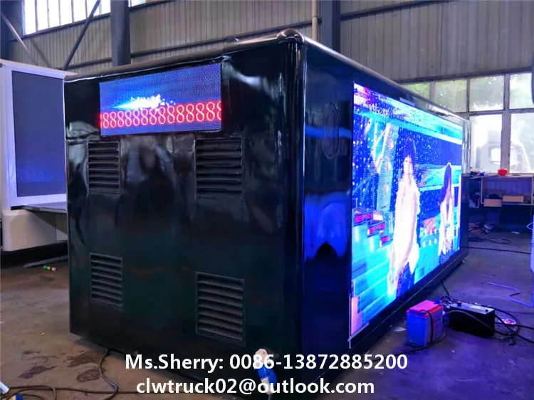 Outdoor Full Color Led Box P4/p5/p6 High Brightness Led Billboard Truck ...