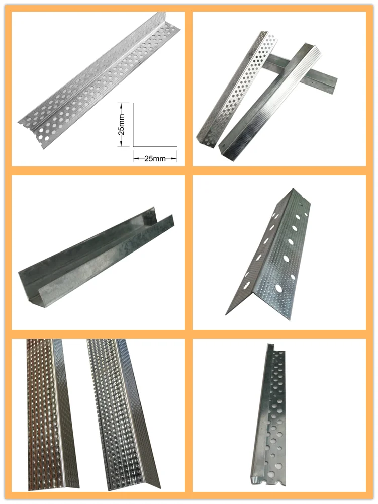 25mm Customized Drywall Corner Guards Inside Corner Bead For Plastering ...