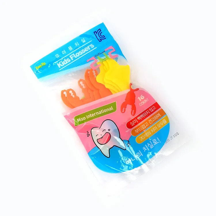 32pcs Children Floss Picks Of Cartoon Animals,Food Grade Pp Material ...