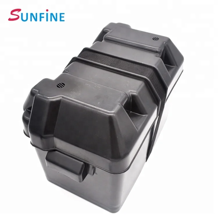 Plastic Portable Battery Box Waterproof 12v Auto Car Outdoor Marine ...