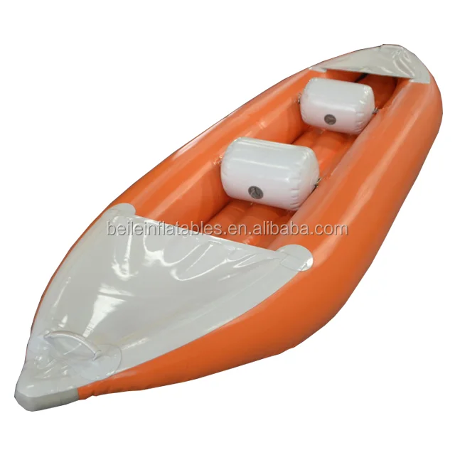 Customized High Quality Pvc Orange Inflatable 2-person Boat - Buy ...