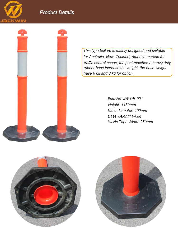 Moderate Price Road Safety Flexible Guide Post / Traffic Warning Post ...