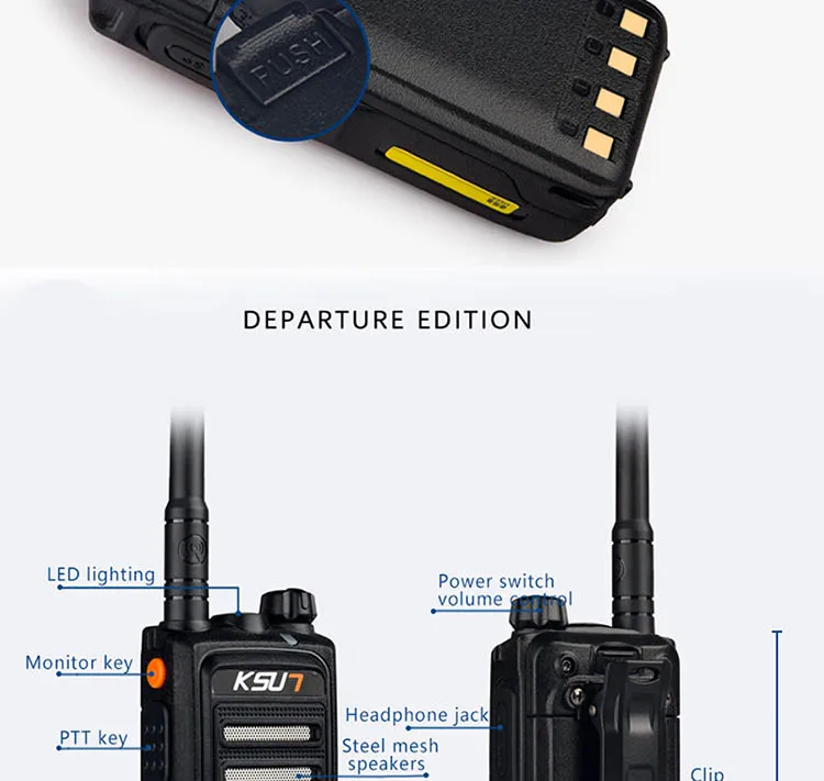 Walkie Talkie Uhf 400-470mhz Two Way Radio Portable Communicador ...