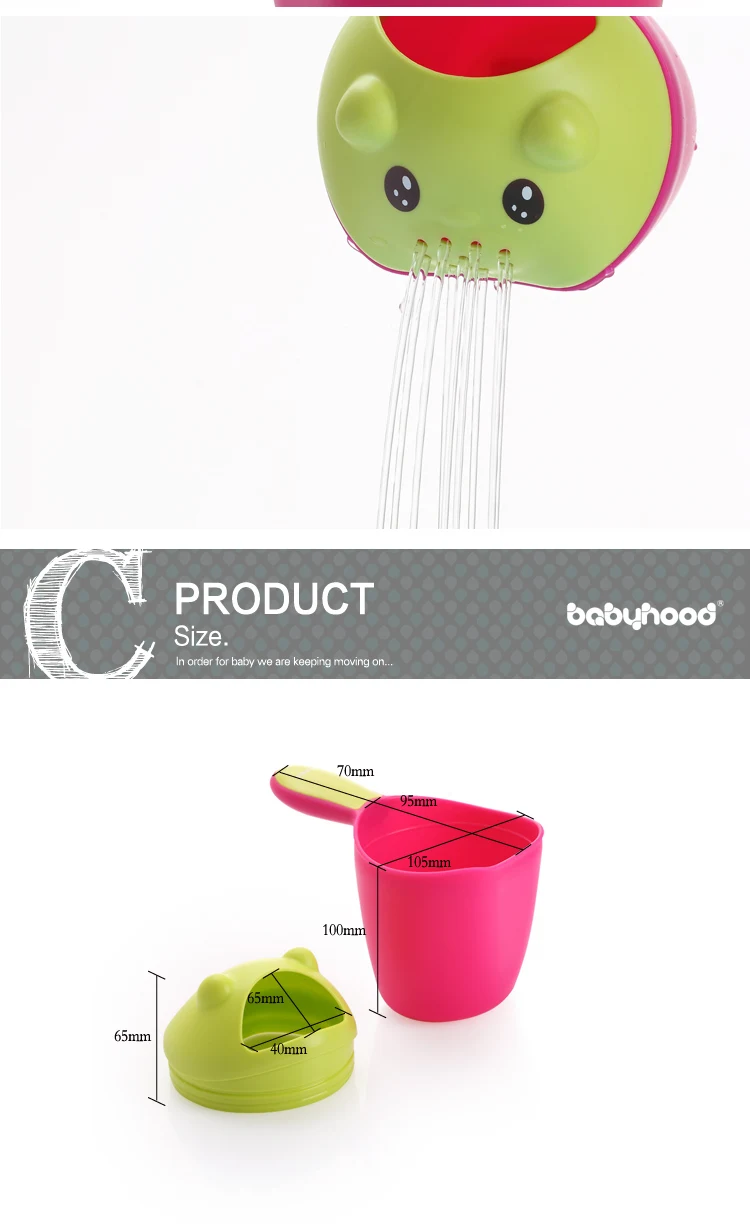 Baby Plastic Rinse Cup Shampoo Wash Cup Bath Spoon - Buy Plastic ...