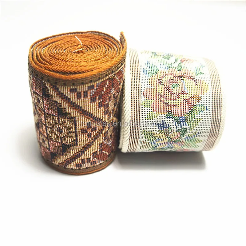 Custom Indian Embroidered Ribbon - Buy Indian Embroidered Ribbon,Indian ...