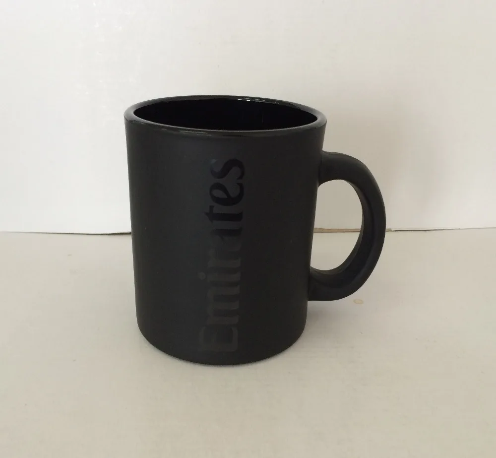 11oz Solid Matt Black Color Glass Mug - Buy Matt Black Color Glass Mug ...