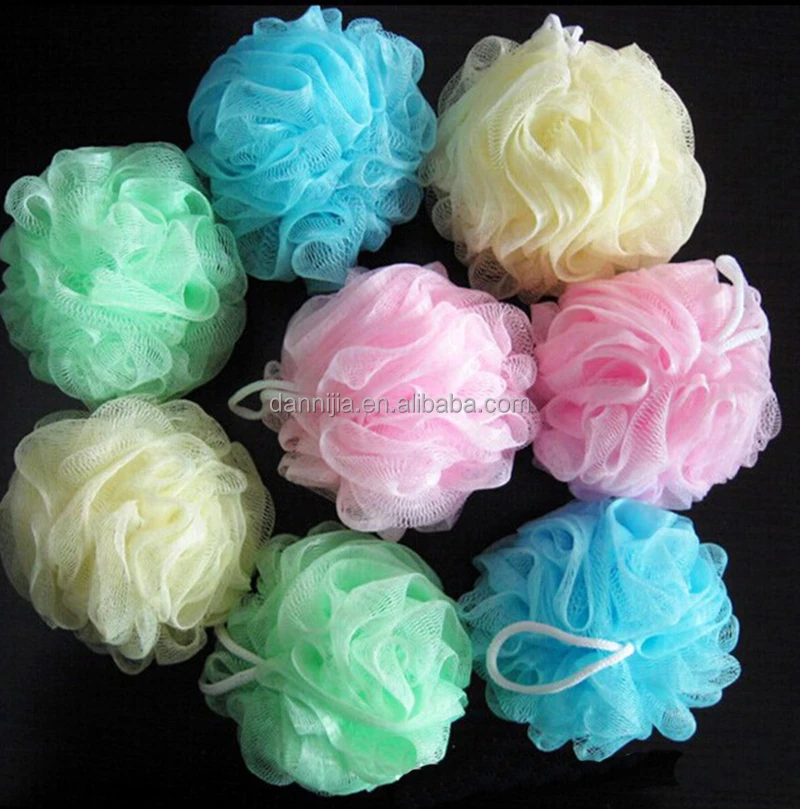 Colorful Mesh Sponge Bath Sponge Shower Ball - Buy Mesh Sponge,Loofah ...