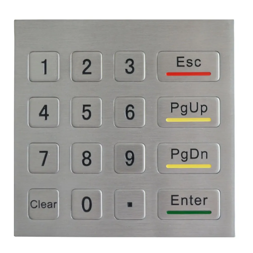 Metal Atm Membrane Keypad With Function Keys - Buy Metal Keyboard,Atm ...