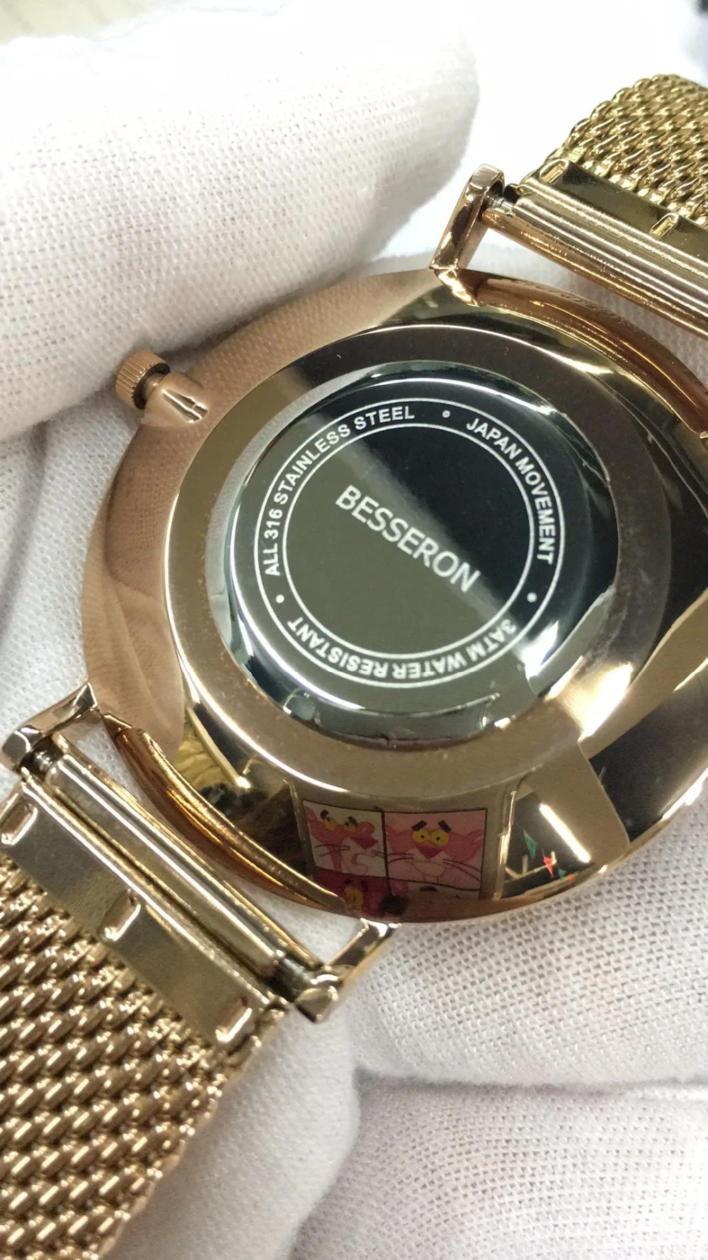 Oem Classic Brand Watch Japan Movement Custom Lady Fashion Mesh Strap ...