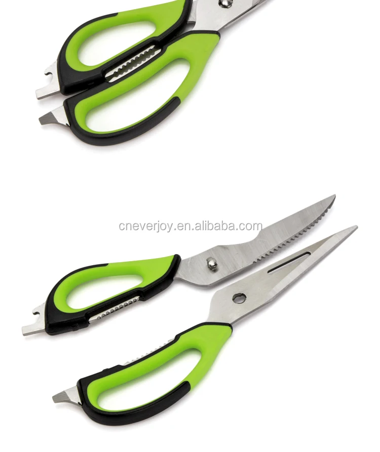 Customized Best Quality 304 S/s Multifunction Kitchen Scissor With ...