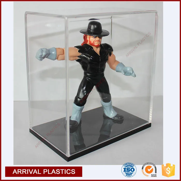 Countertop Action Figure Plastic Model Box Sliding Lid Acrylic Figure ...