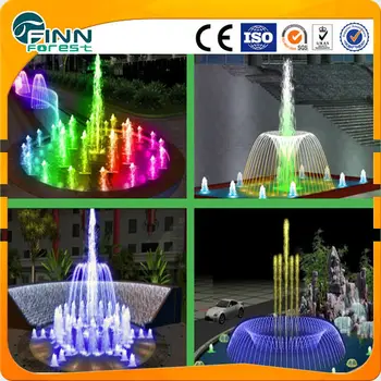 Customized Musical Dancing Waterfall Fountain Garden Outdoor Water ...
