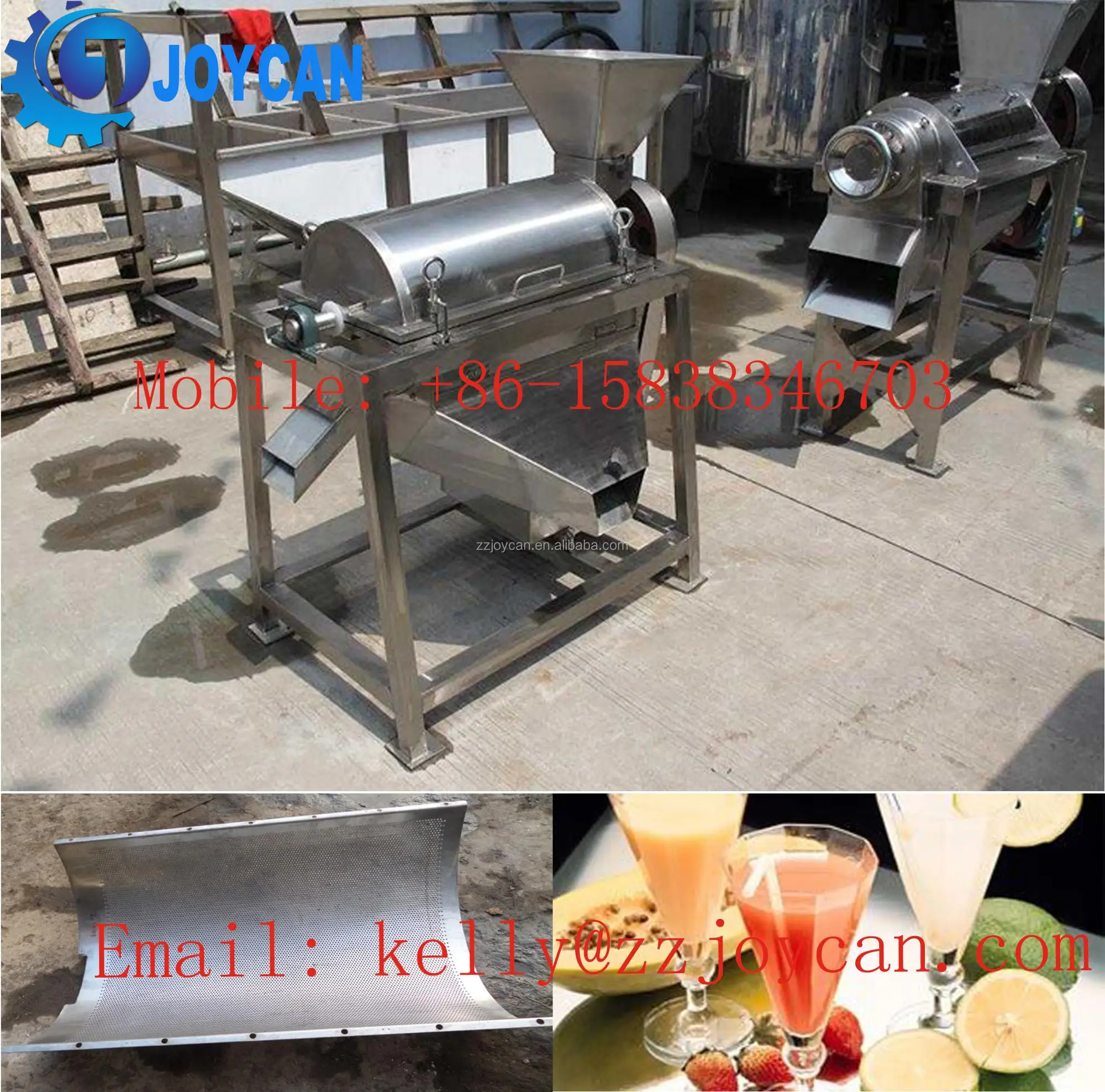 Automatic Watermelon Juice Machine Fruit Pulper Machine Tomato Pulping ...