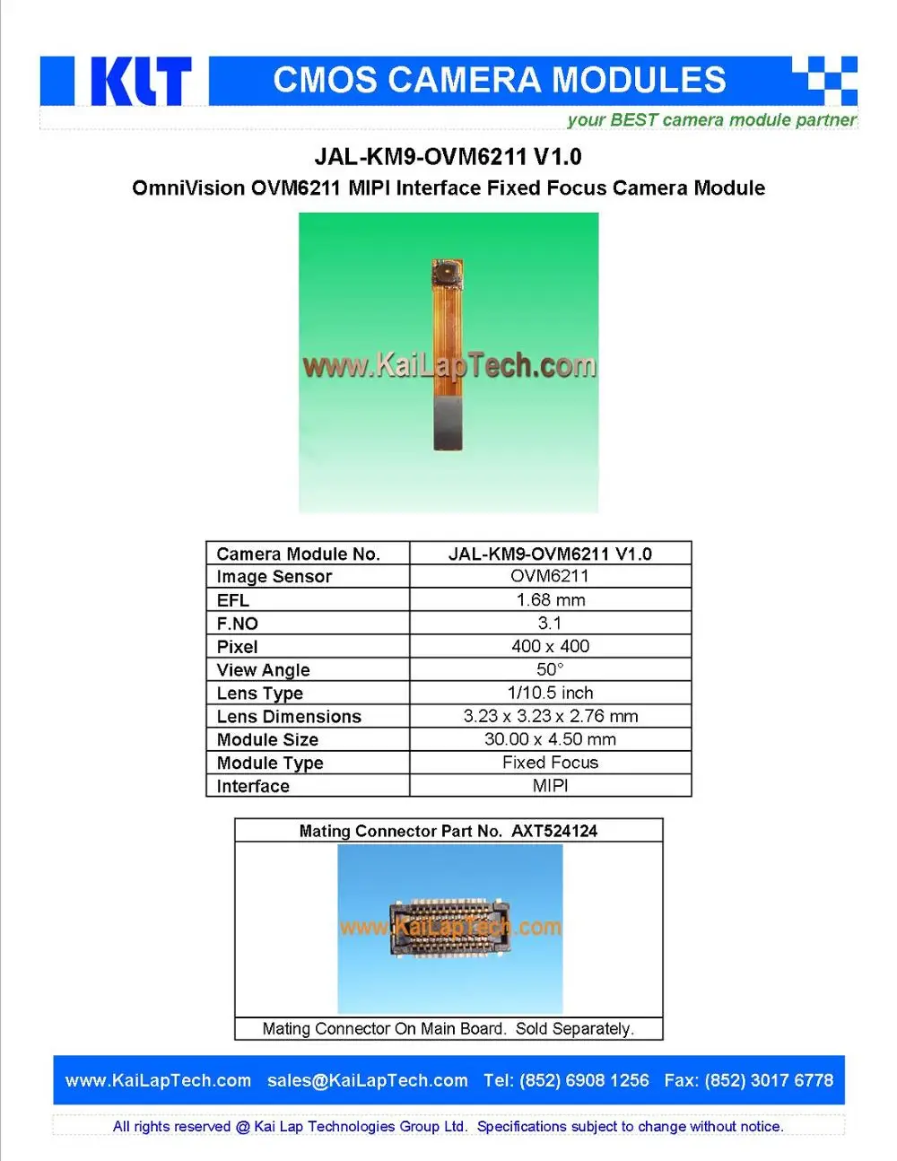 Ar0835 Ar1011 Ar1335 Ar1335hs Ar1337 Ar1820hs Arx342cs Kae-08151 5m Camera Module Jal-km9 ...