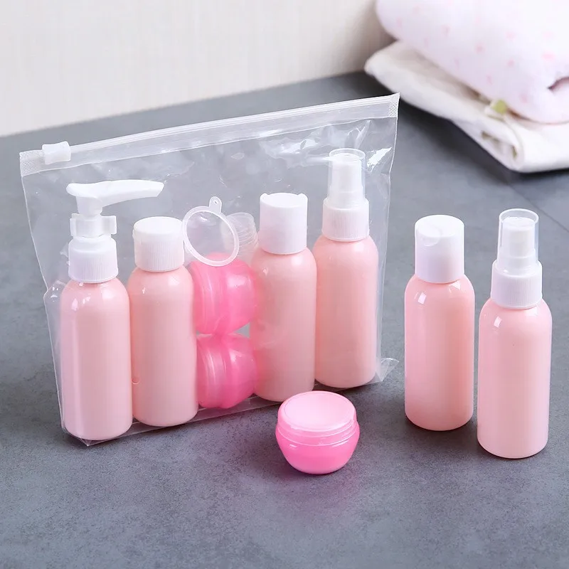 Travel Packaging Cosmetic Travel Kit Shampoo Bottle Portable Empty ...