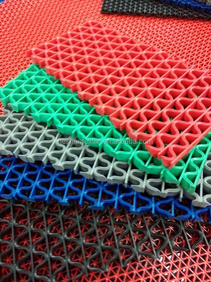 Hollow Out Water-proof Durable Pvc S Design Rubber Mesh Mat - Buy Pvc S ...