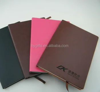 Embossed Logo A5 Pu Leather Notebook - Buy Embossed Logo Notebook ...