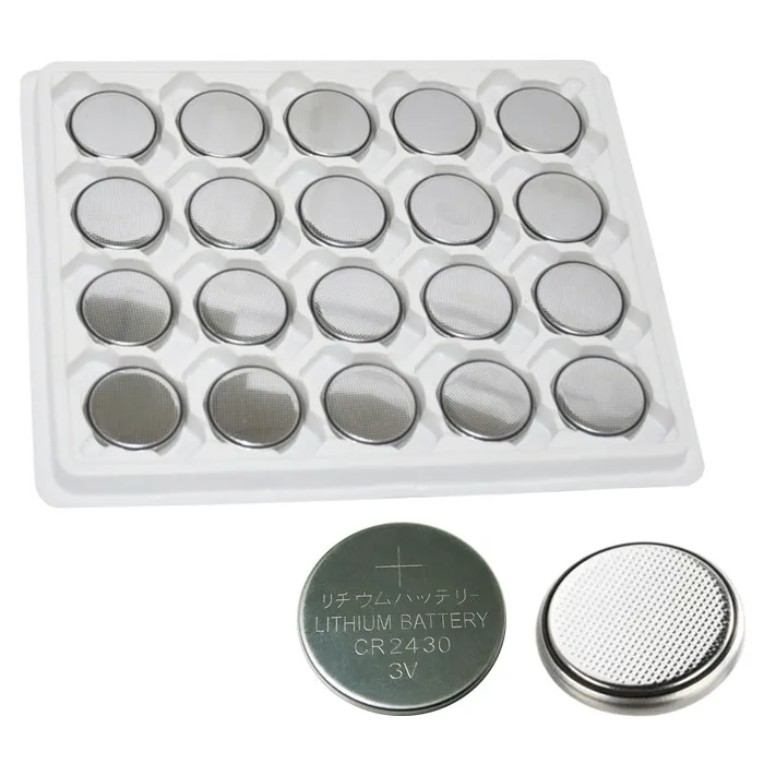 Pkcell 3v Button Cell Cr2430 Lithium Coin Batteries With Battery Holder ...