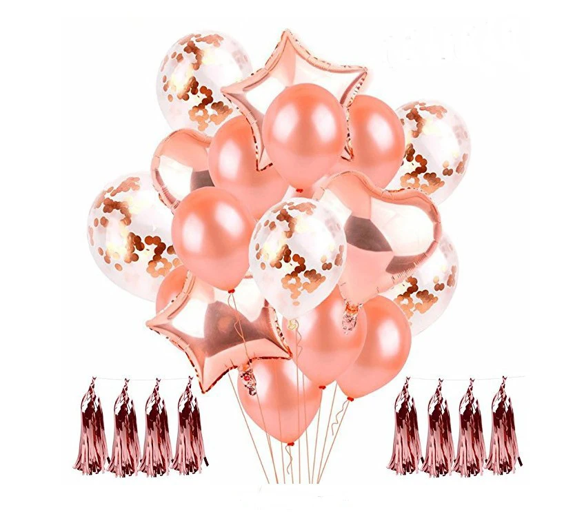 Rose Gold Balloon Set - Perfect for Valentine's Day