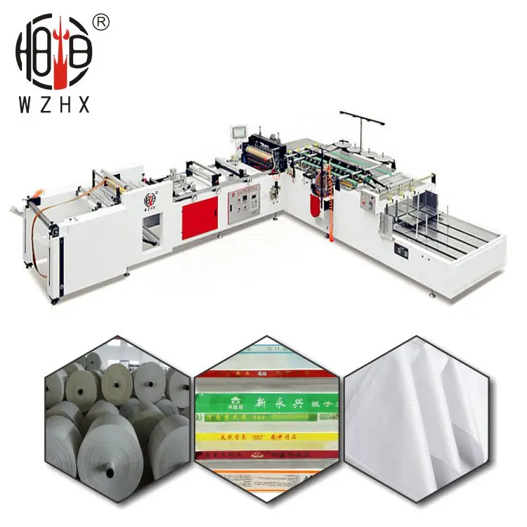 Automatic Cutting And Sewing Machine - Buy Plastic Woven Bag Making ...