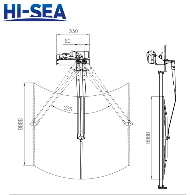 Marine Pantograph Arm Wiper - Reliable and Durable