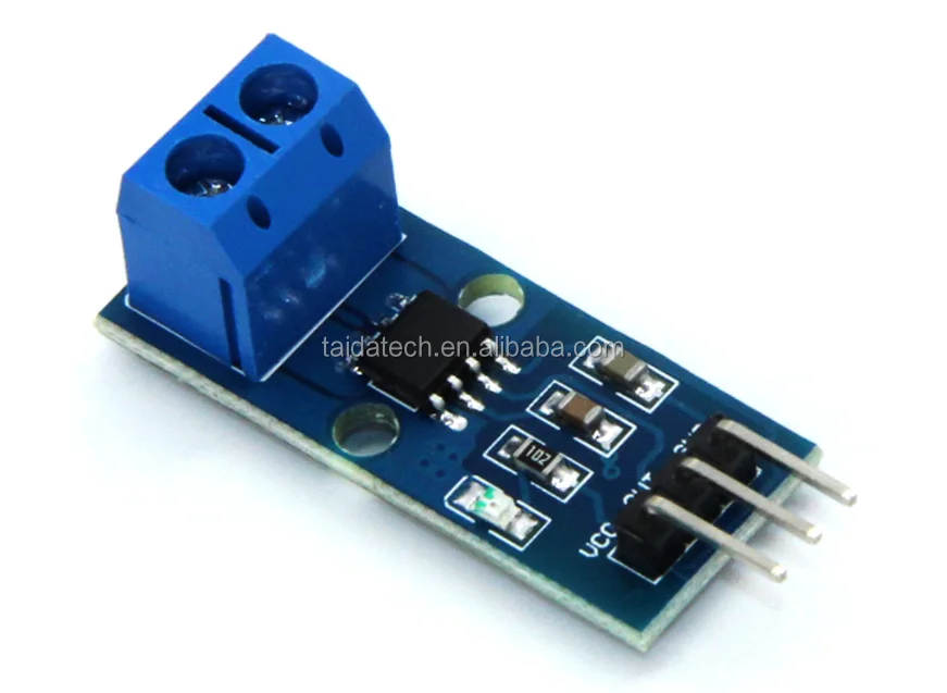 Acs712 20a Range Current Sensor Module Bent Needle Hall Effect Current ...