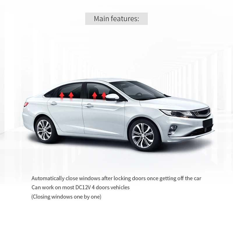 Universal Window Module - Automatic Power Closing for 4 Doors