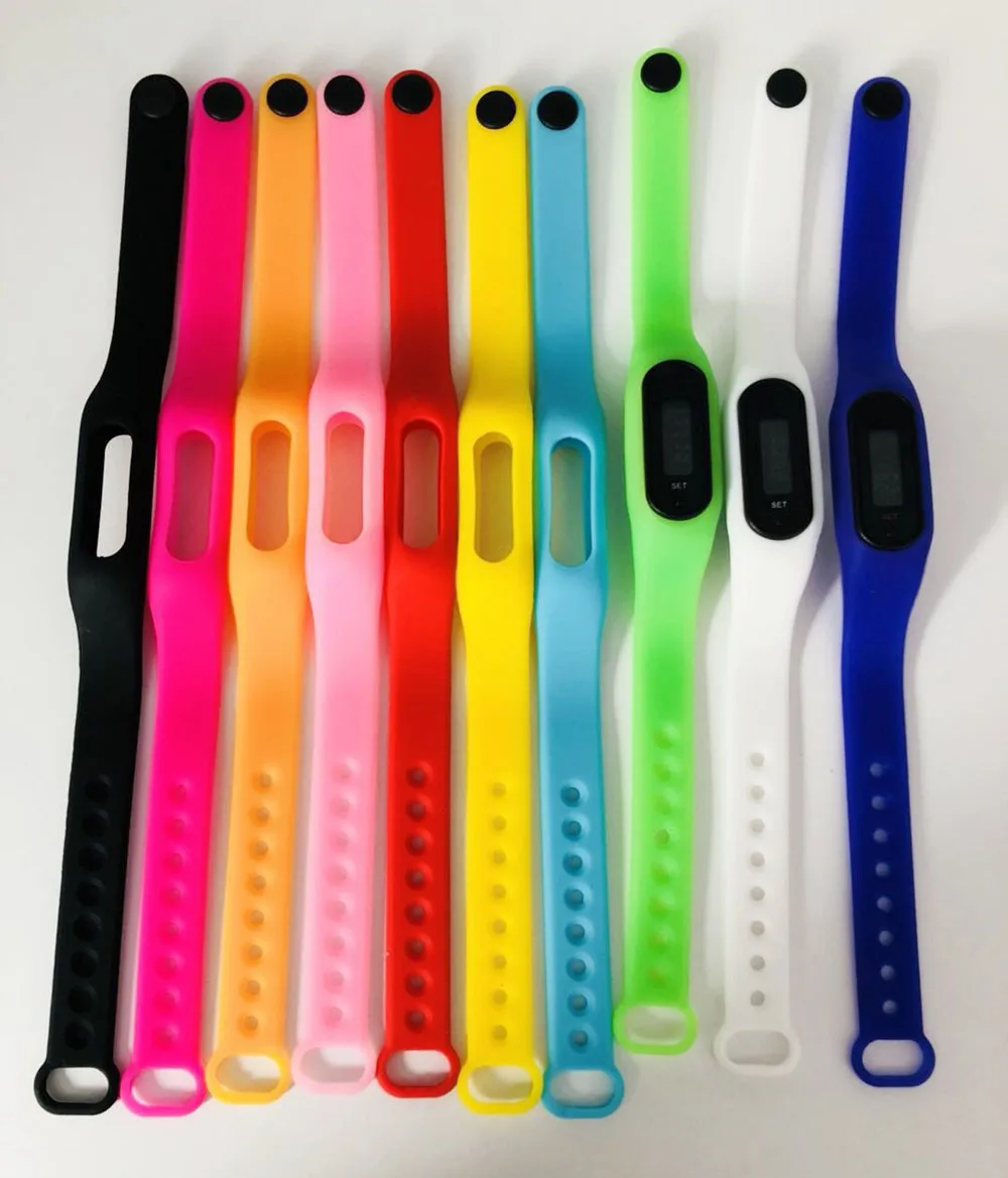 New Design Fashion J Style Activity Tracker Pedometer Watch With Led ...