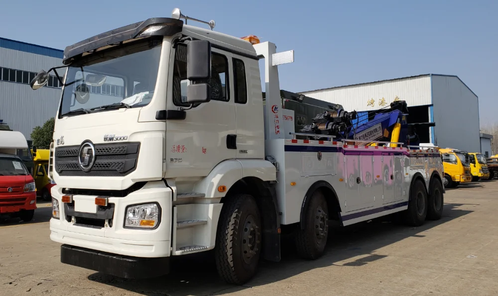 Shacman 8x4 Heavy Duty Rotator Wrecker Truck - 50ton Tow Power