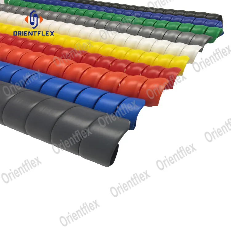 Heavy Duty Spiral Wrap Hydraulic Hose Protective Coil Protector Plastic ...