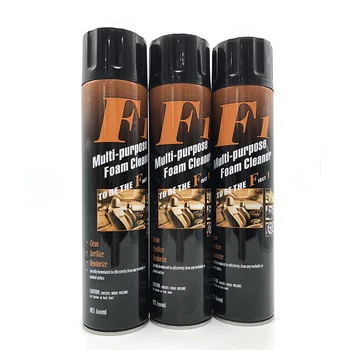 650ml Multi-purpose Foam Cleaner Spray With Brush Dry Foam Carpet ...