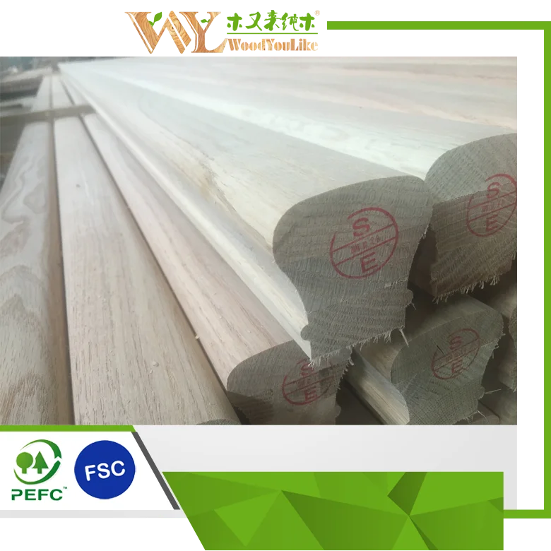 Red Oak Handrail - Solid Walnut Handrail Solutions