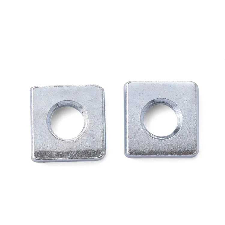 Customized M4 M5 M6 M8 M10 1/4-20 Square Stamping Nut Rectangular Nut ...