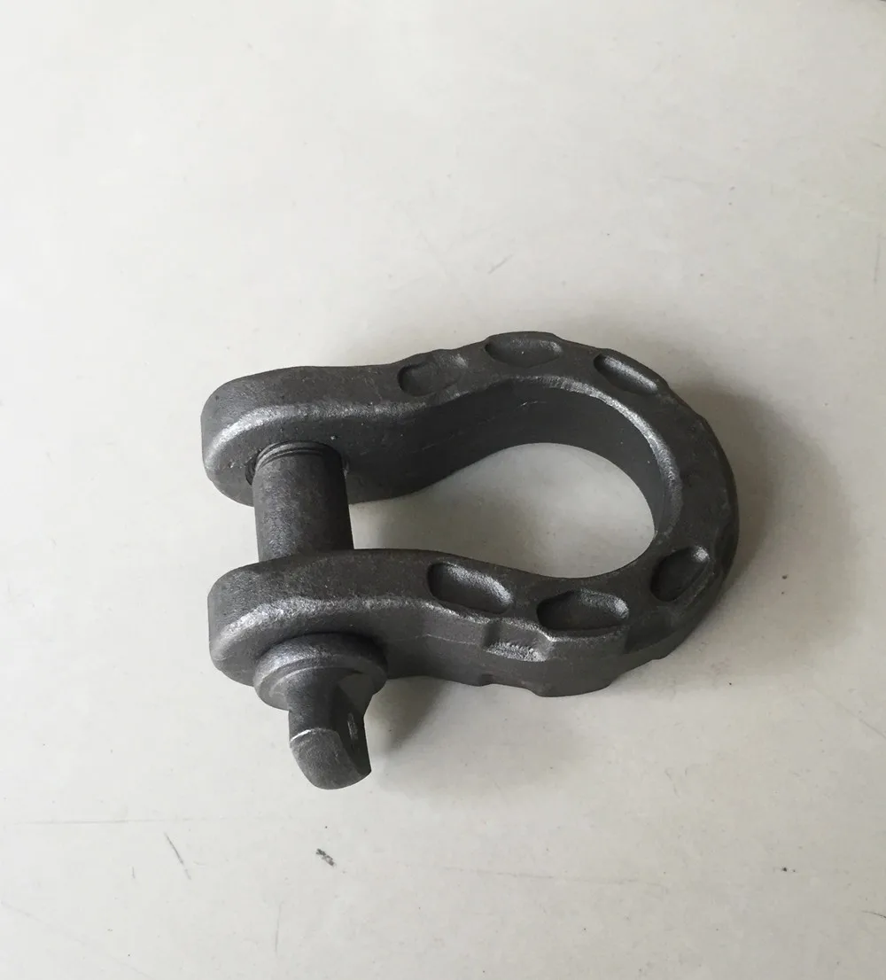 Steel Forged Bow Shackle 4.5t 4.75t 6 T 6.5t For Offroad Winch - Buy ...