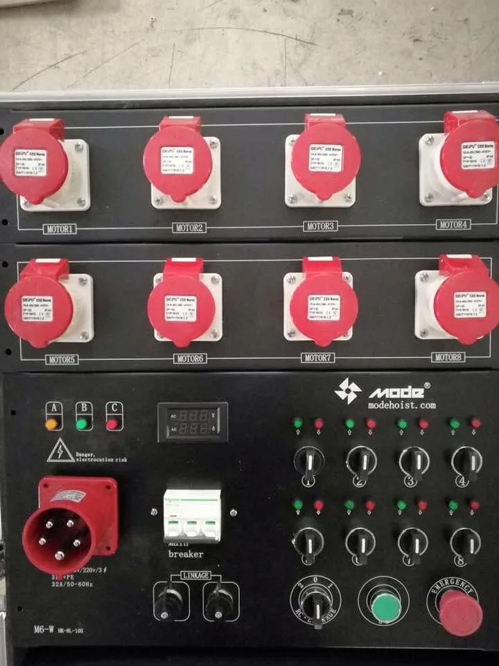 MODE Controller China 8 Ways Flight Case Stage Chain Hoist Motor ...