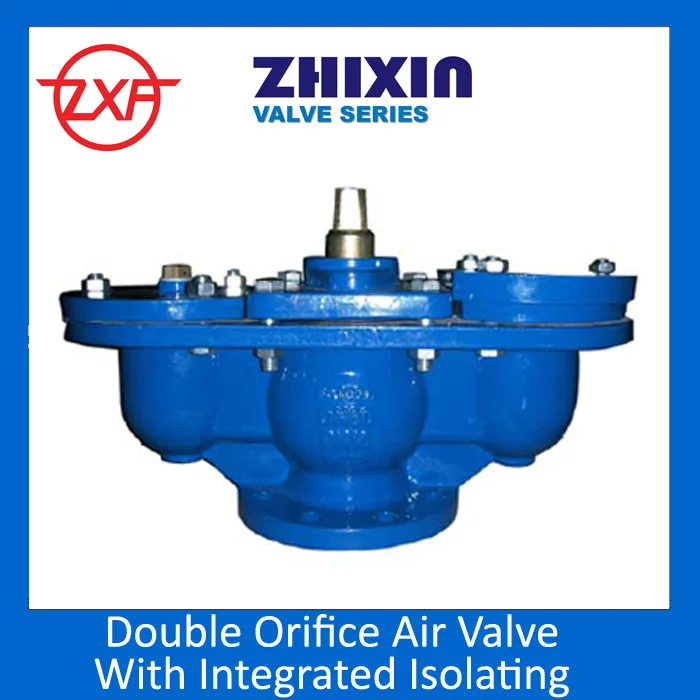 Air Valve DN100 PN16 - Ductile Iron Body with Isolating Valve