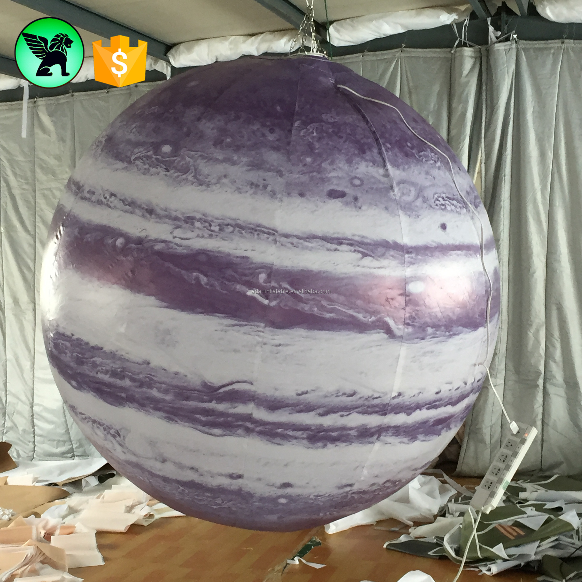 2m Stage Hanging Decoration Sun Inflatable Customized Giant Inflatable ...