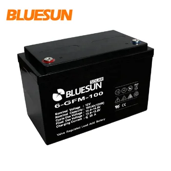 Bluesun 12v 60ah 80ah Wet Cell Deep Cycle Gel Solar Batteries Ups ...