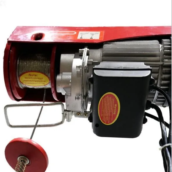 Pa 100kg Mini Electric Hoist Motor Lifting Hoists With Beam Trolley ...