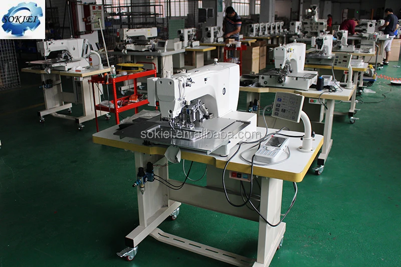 Automatic Jeans Bottom Hemming Chain Stitch Lockstitch Sewing Machine ...