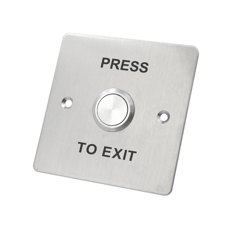 IP67 Outdoor Rated Push to Exit Button - 22MM Stainless Steel