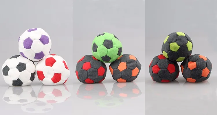 Promotion Artificial Suede Kickball Sack Ball 8 Panels Footbag With ...