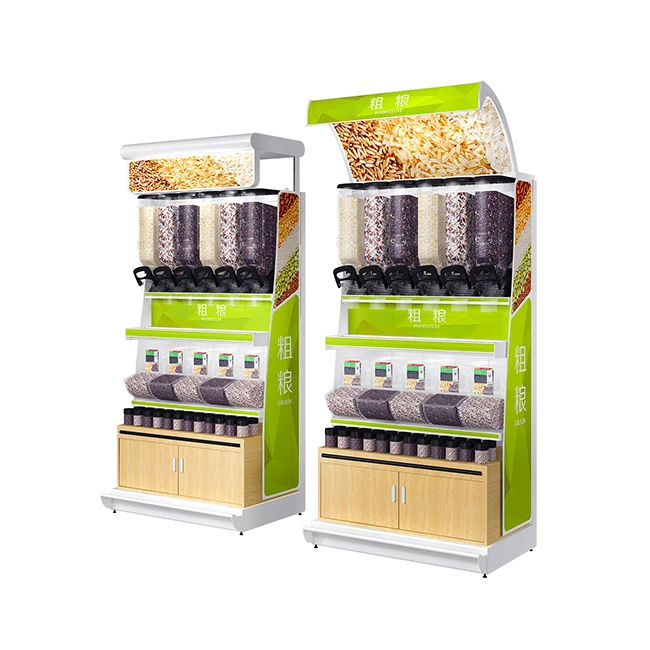 Supermarket Wood Rack Acrylic Candy Dispenser Display Shelf - Buy ...