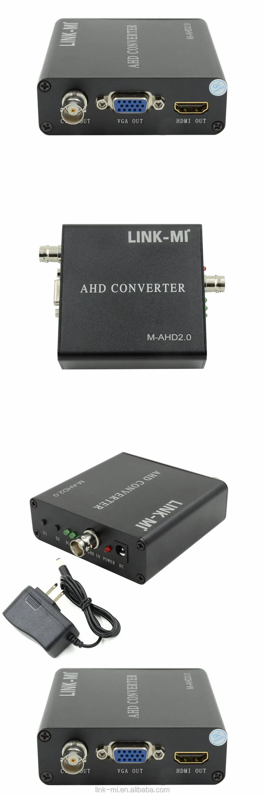 Ahd 2.0 To Multi Hdmi Vga Av/cvbs Converter Support Ahd Signal Up To ...
