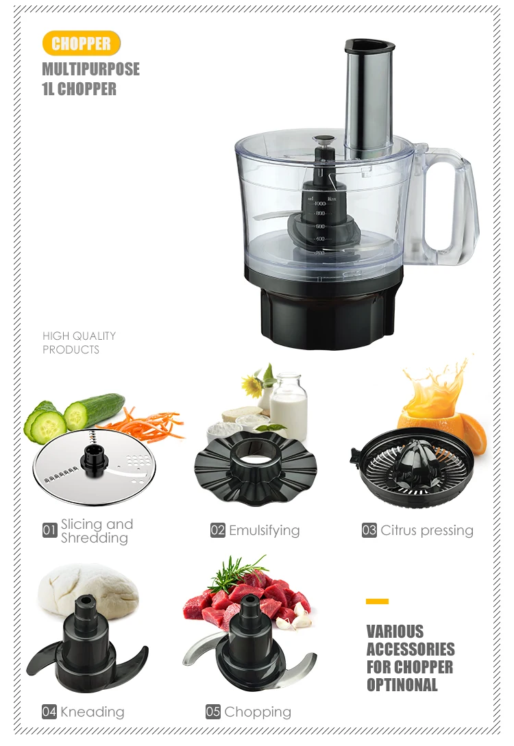High Quality Best Price 4in1 Multifunctional Electric Food Processor