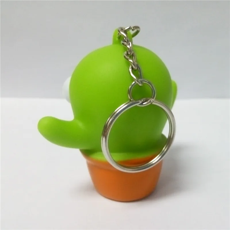 Cute Cactus Eye Popper Keychain - 3D Custom Cacti Soft PVC