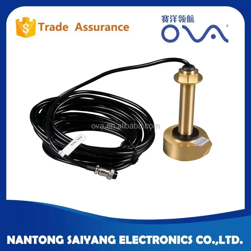 200KHz 600W Bronze Ultrasonic Transducer for Fish Finder & Echo Sounder ...