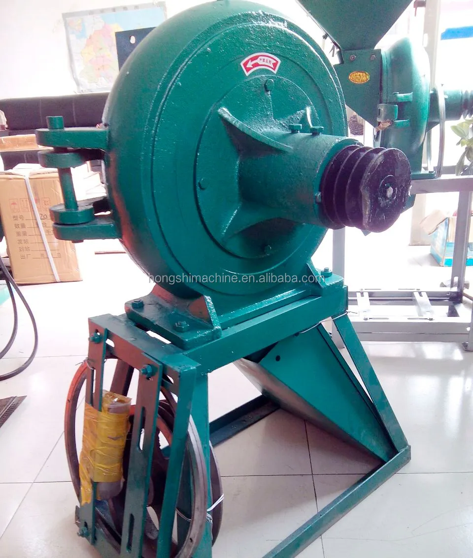 Diesel Engine Maize Flour Wheat Milling Machine Making Corn Powder
